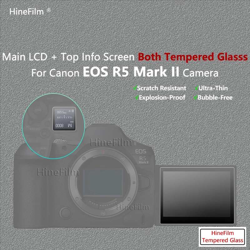 R5II-R5M2-Camera-Tempered-Glass-Protective-Film-for-Canon-EOS-R5-Mark ...