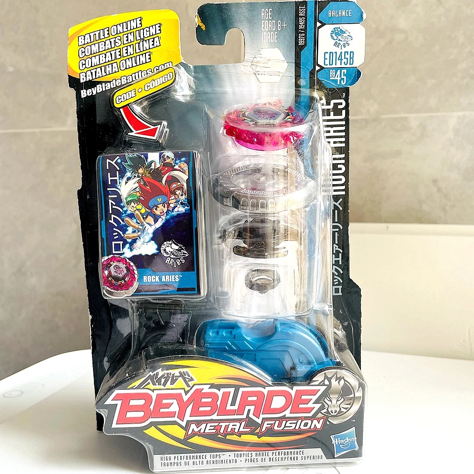 BEYBLADE-Metal-Fusion-BB45-Rock-Aries-ED145B-Master-Fury-Fight-4D-Burst ...