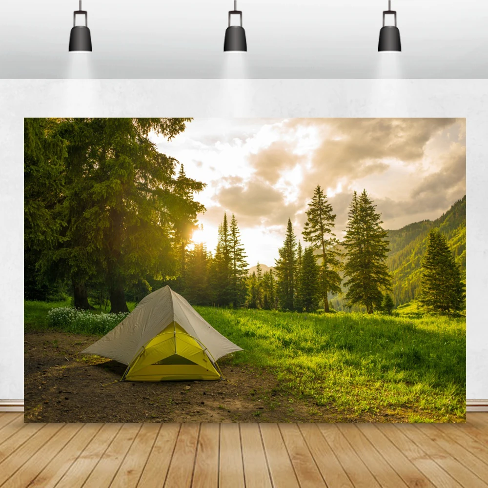 Camping Tent Background