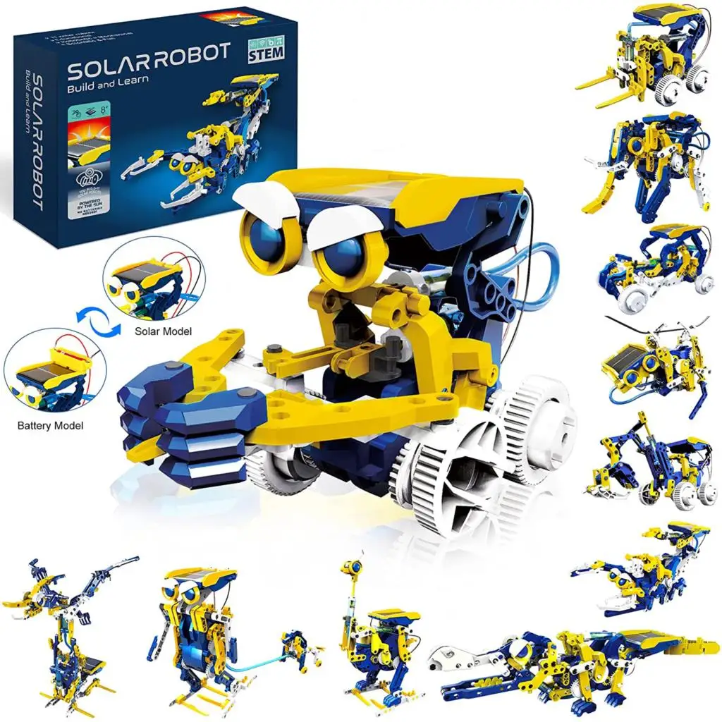 Kids-Solar-Robot-Toys-11-in-1-STEM-Educational-Learning-DIY-Assembly ...