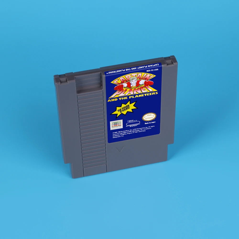 Captain-Planet-and-The-Planeteers-Action-Game-Card-for-NES-72-Pins-8bit ...