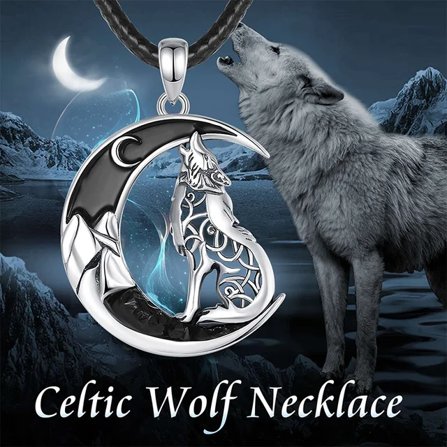 Celtic Wolf And Moon
