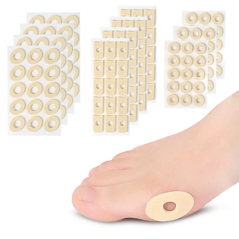15PCS/Sheet Callus Cushions Shoes Heel Pad Foam Round Toe Foot Corn ...