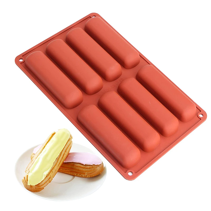Silicone Eclair Molds | Silicone Baking Mold | Twinkies Baking Pan ...