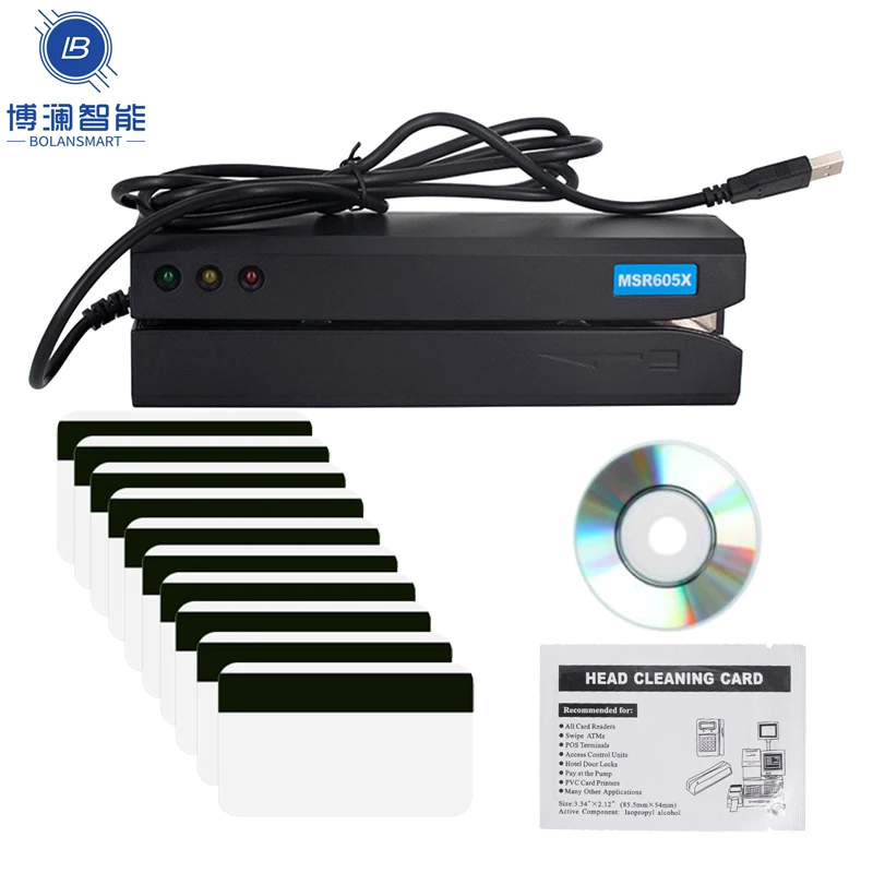 Msr X6 Msr X6bt Bluetooth Msr605x 605x Usb Magnetic Card Reader Mini ...