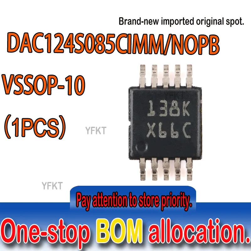New-original-spot-DAC124S085CIMM-NOPB-VSSOP-10-12bit-converter-chip-IC ...