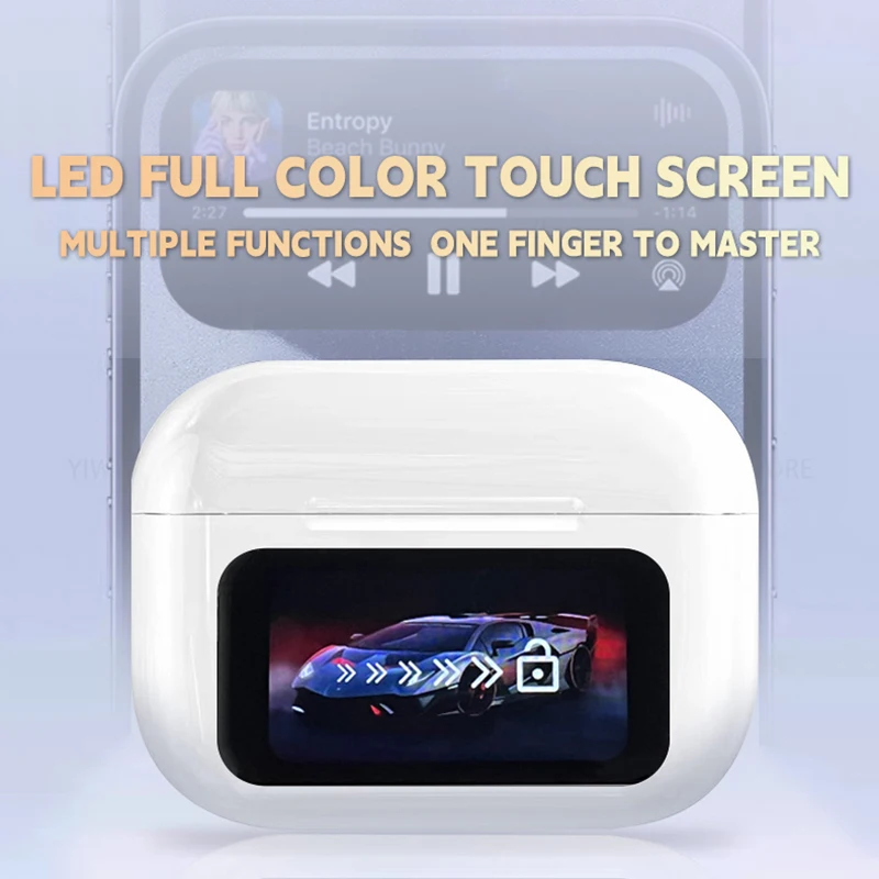 A10-pro-Touch-Screen-ANC-Wireless-Headset-TWS-Noise-Cancelling-Earbud ...