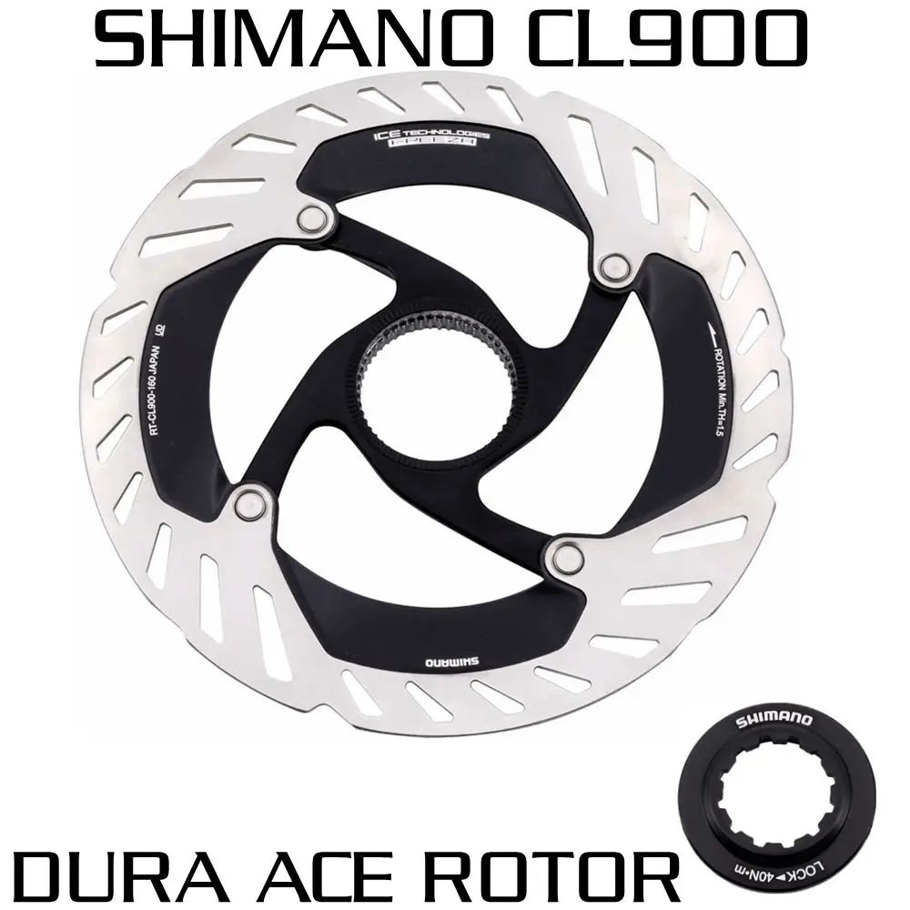 SHIMANO-CL900-Rotor-Disc-Brake-ROAD-Bike-Center-Lock-XTR-DURA-ACE-140mm ...