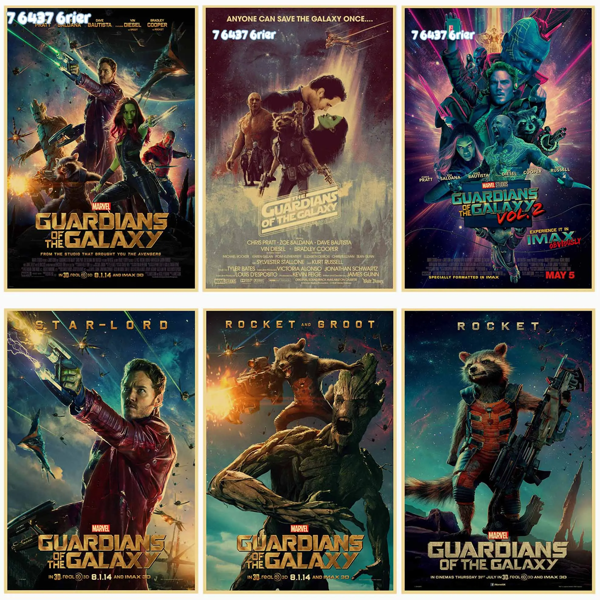 Guardians Of The Galaxy Movie Cover Art