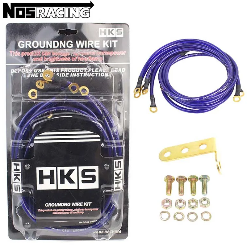 5-Points-Car-Earth-Ground-Cables-Performance-Grounding-Wire-System-Kit ...
