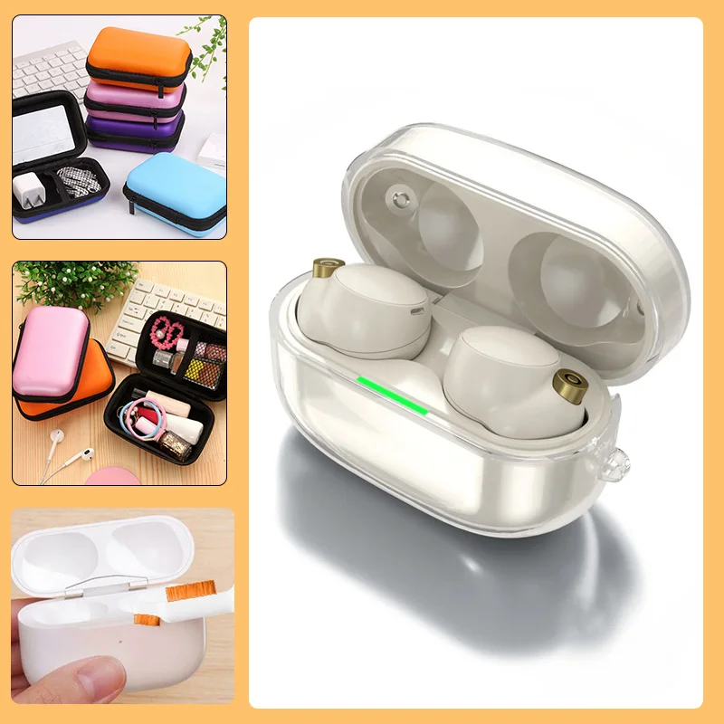 Earphone-Case-For-SONY-WF1000XM4-Earphone-Accessories-Charging-Box ...