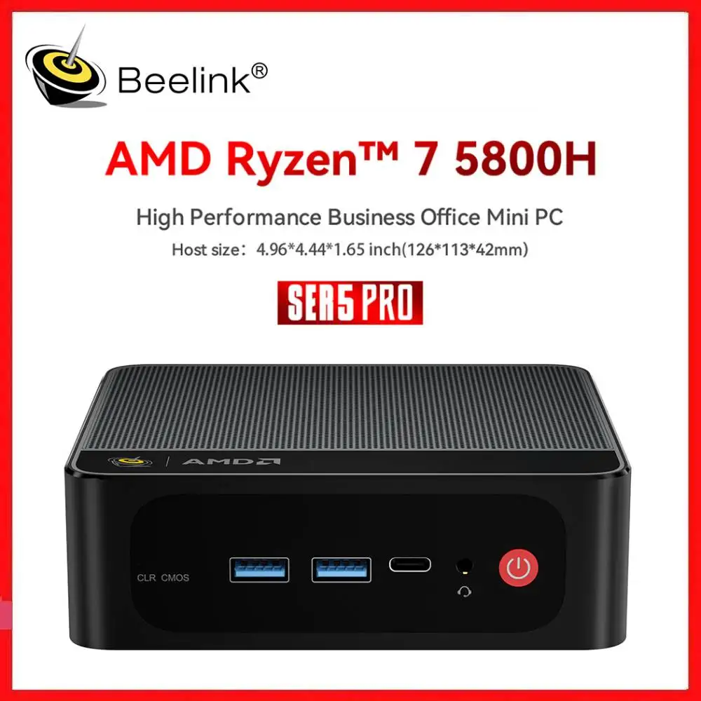 New-Beelink-Mini-PC-SER5-Pro-AMD-Ryzen-7-5800H-Desktop-Gaming-Computer ...