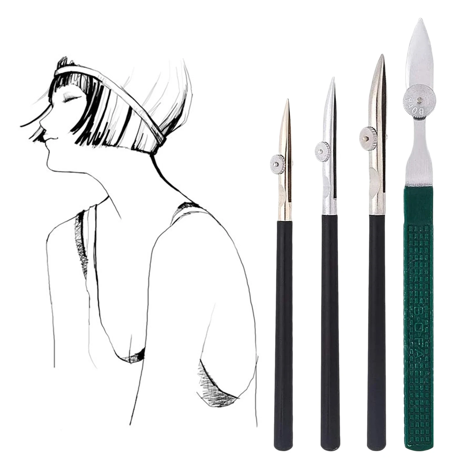 4x-Artist-Ruling-Pen-Masking-Fluid-Adjustable-Ink-Writing-for-Applying ...