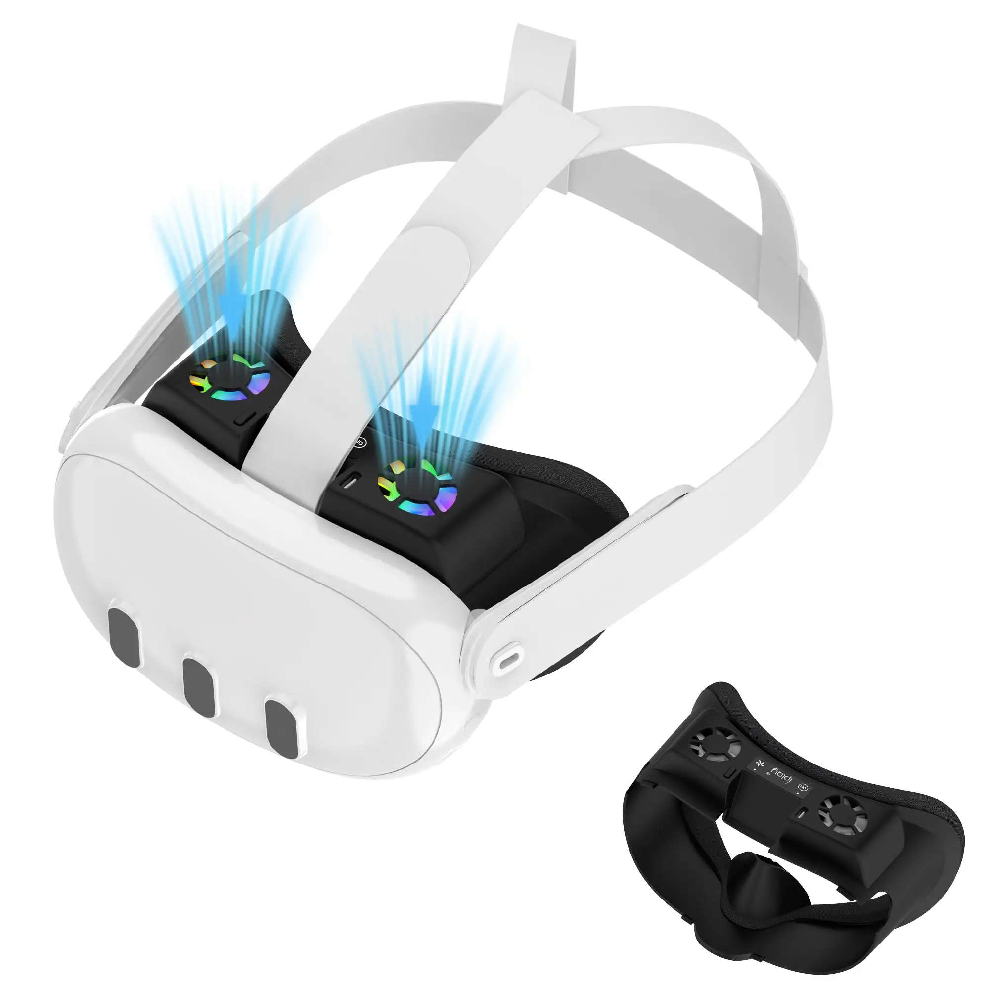 Face-Cover-Cooling-Fan-with-RGB-Light-for-Quest-3-Accessories-Fan ...