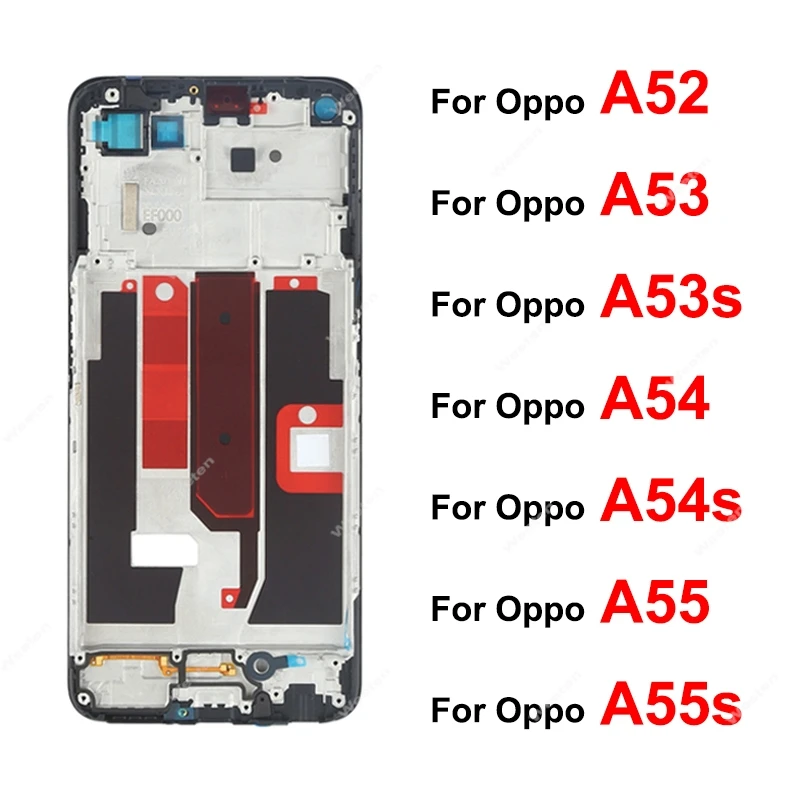 For-OPPO-A52-A53-A53s-A54-A54s-A55-A55s-4G-5G-Front-LCD-Frame-Holder ...