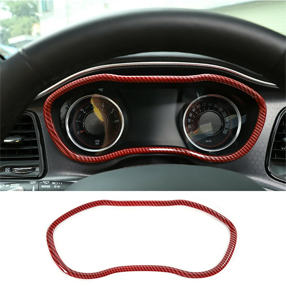 For Dodge Challenger 2015-2021 Dashboard Instrument Panel Frame Cover ...