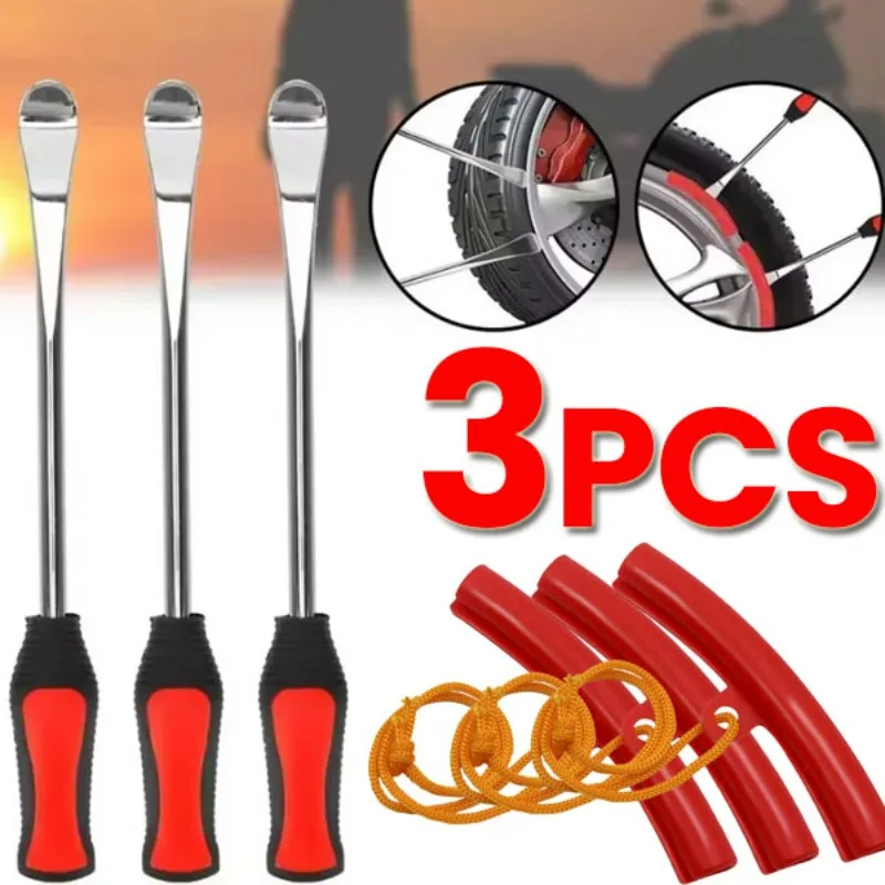 Tire Changing Lever Tools Motorcycle Bicycles Tyre Repair Auto Wheel ...