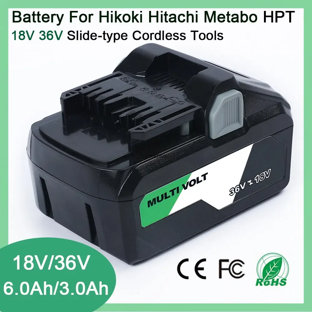 MultiVolt-18V-6-0Ah-36V-3-0Ah-Li-ion-Rechargeable-Battery-for-Hikoki ...