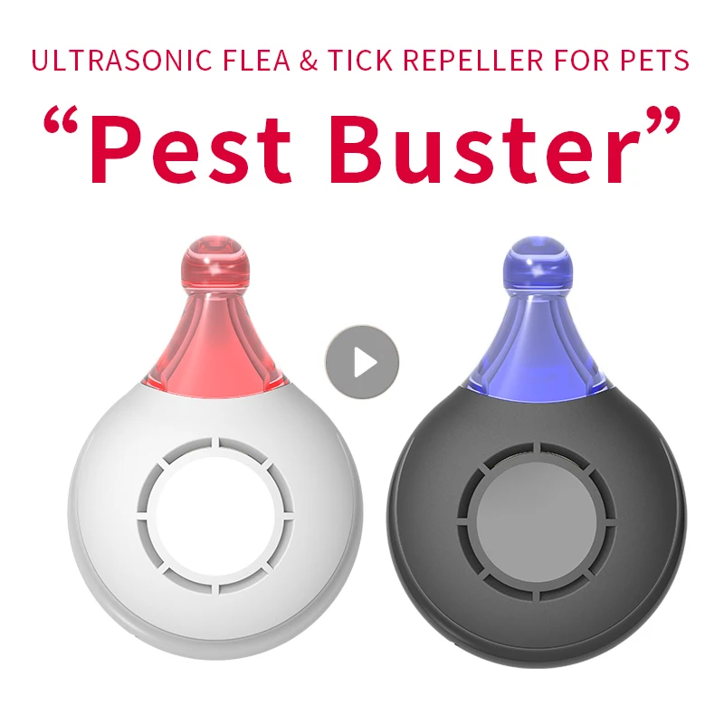 USB-Rechargeable-Ultrasonic-Flea-Tick-Lice-Repeller-Anti-Bug-Animal ...