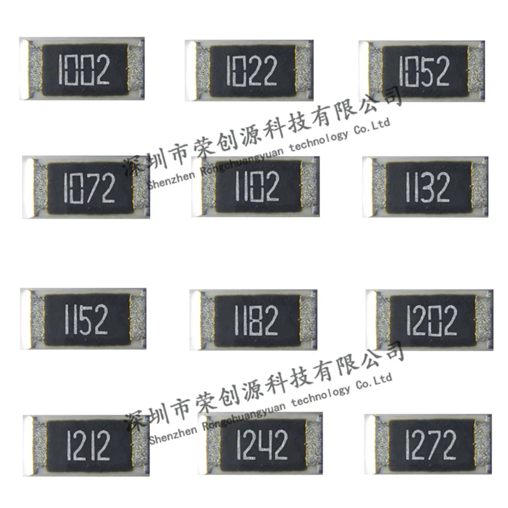 Resistor-de-chip-Smd-0805-1-1002-1022-1052-1072-1102-1132-1152-1182 ...