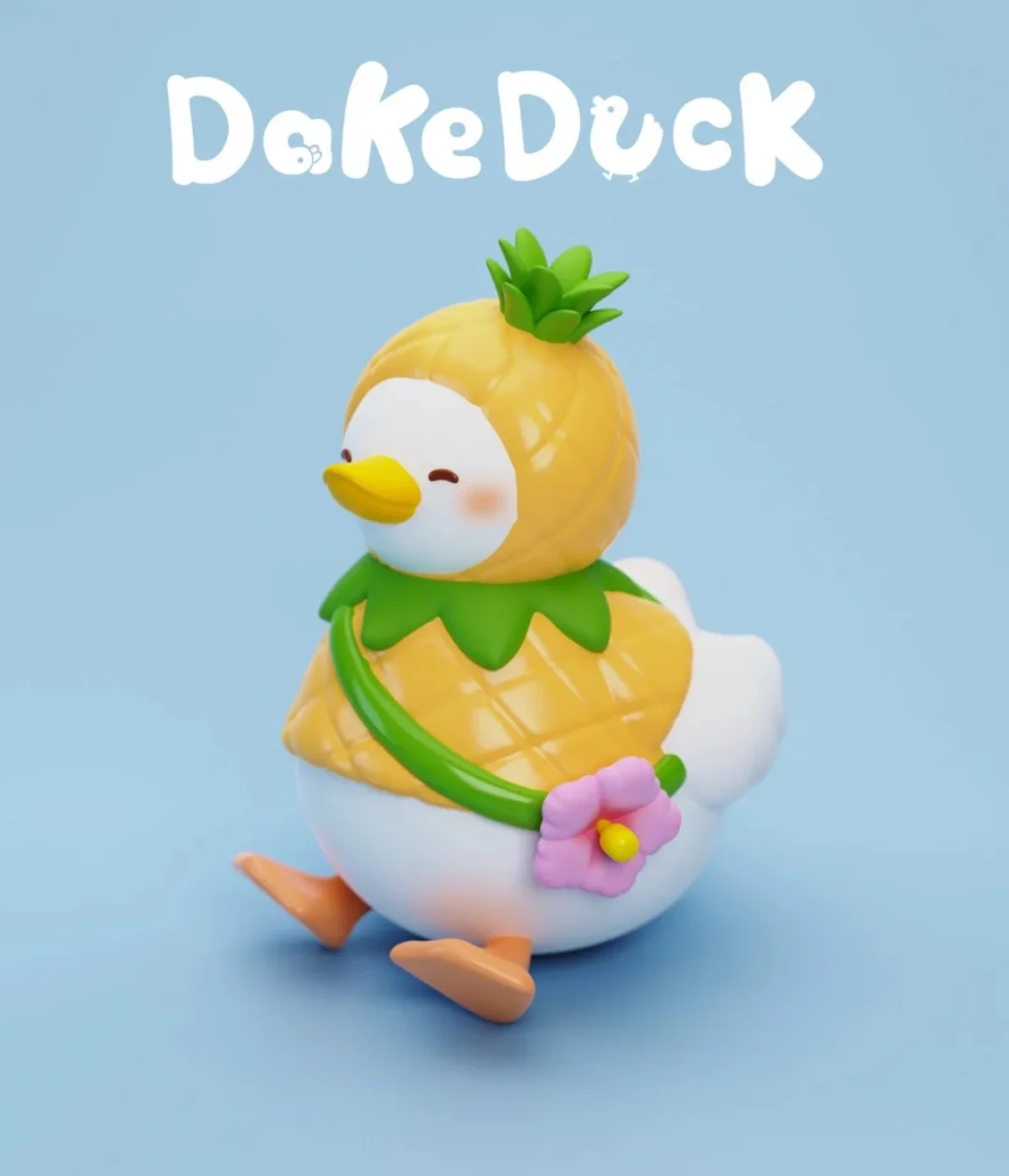 Blind Box Keychain Dake Duck Fruit Series Blind Box Figures - Cute ...