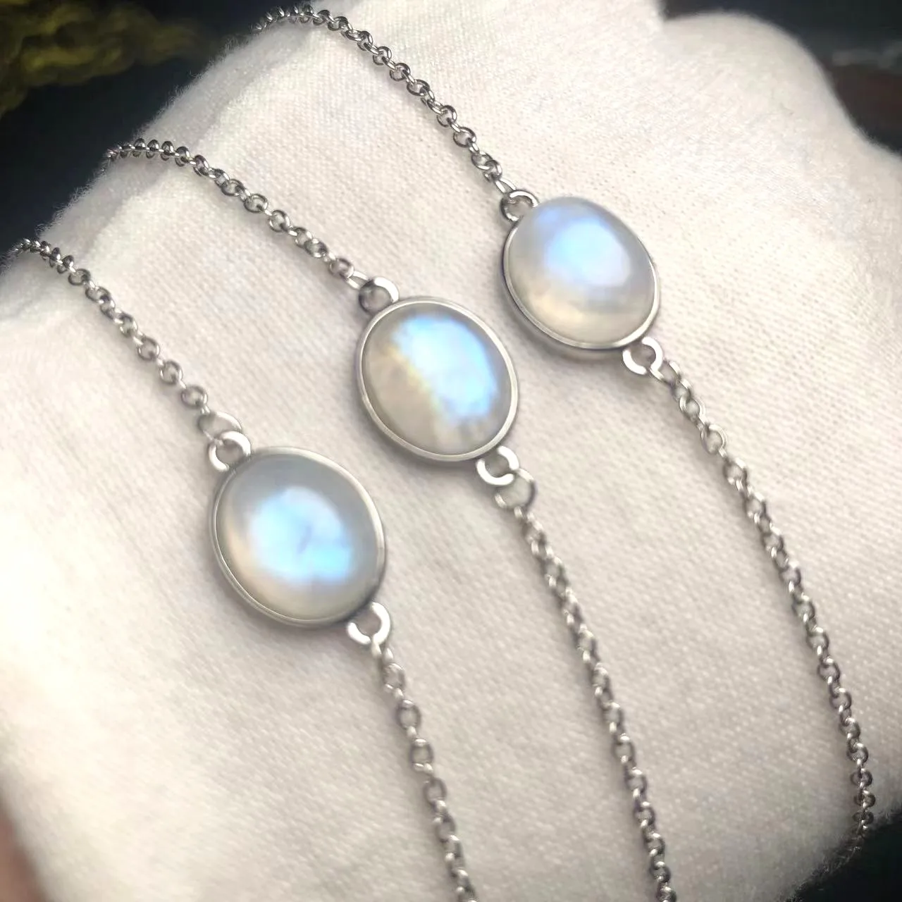 Meihan-Free-Shipping-Natural-Moonstone-Oval-925-Silver-Adjustable-Gem ...