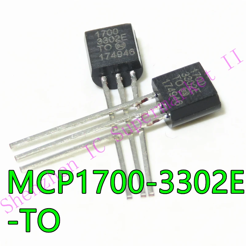 5PCS-MCP1700-3302E-TO-TO-92-MCP1700-1700-3302E-TO92-MCP1700-3302E-Fixed ...
