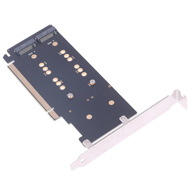 1PC m.2 X16 TO 4X NVME PCIE3.0 GEN3 X16 TO 4*NVME RAID CARD PCI-E VROC ...