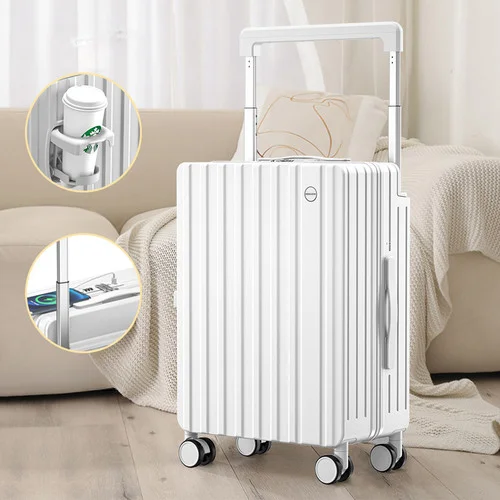 20/22/24 inch Trolley Luggage Bag High Capacity Fashion zipper Rolling ...