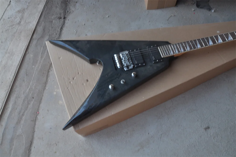 ree-shipping-6-Strings-ESP-black-Active-pickups-Electric-Guitar-Shaped ...