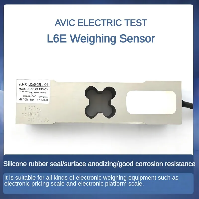 Zemic-L6E-C3-Weighing-Sensor-Electronic-Scale-Pressure-Sensor-Single ...