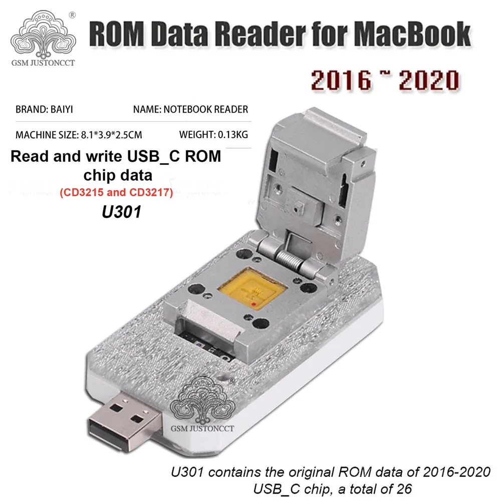 U301-Notebook-Reader-e-escrever-USB-C-ROM-Chips-de-dados-CD3215-e ...