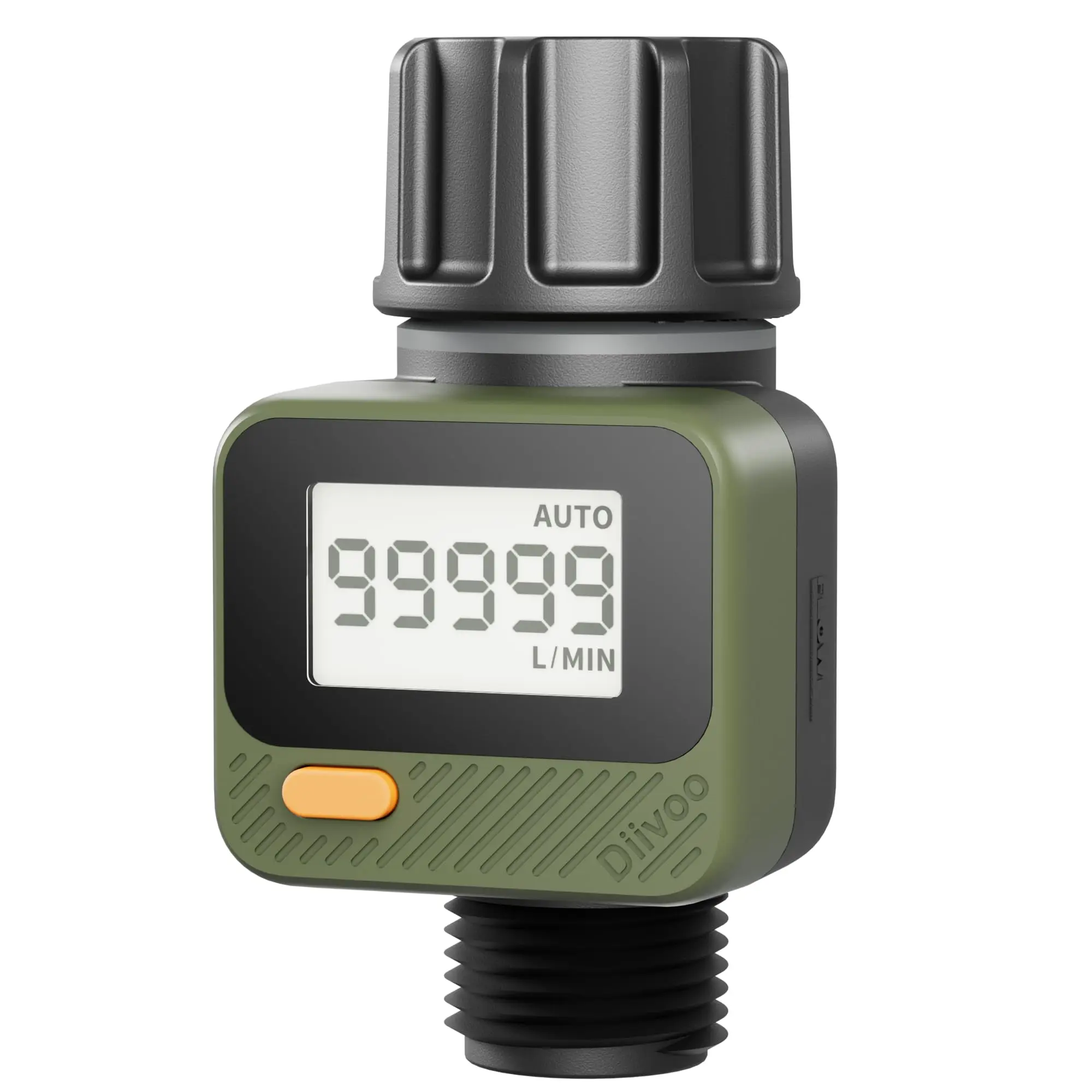 DIIVOO-Digital-Water-Flow-Meter-Hose-Water-Meter-for-Outdoor-Garden ...
