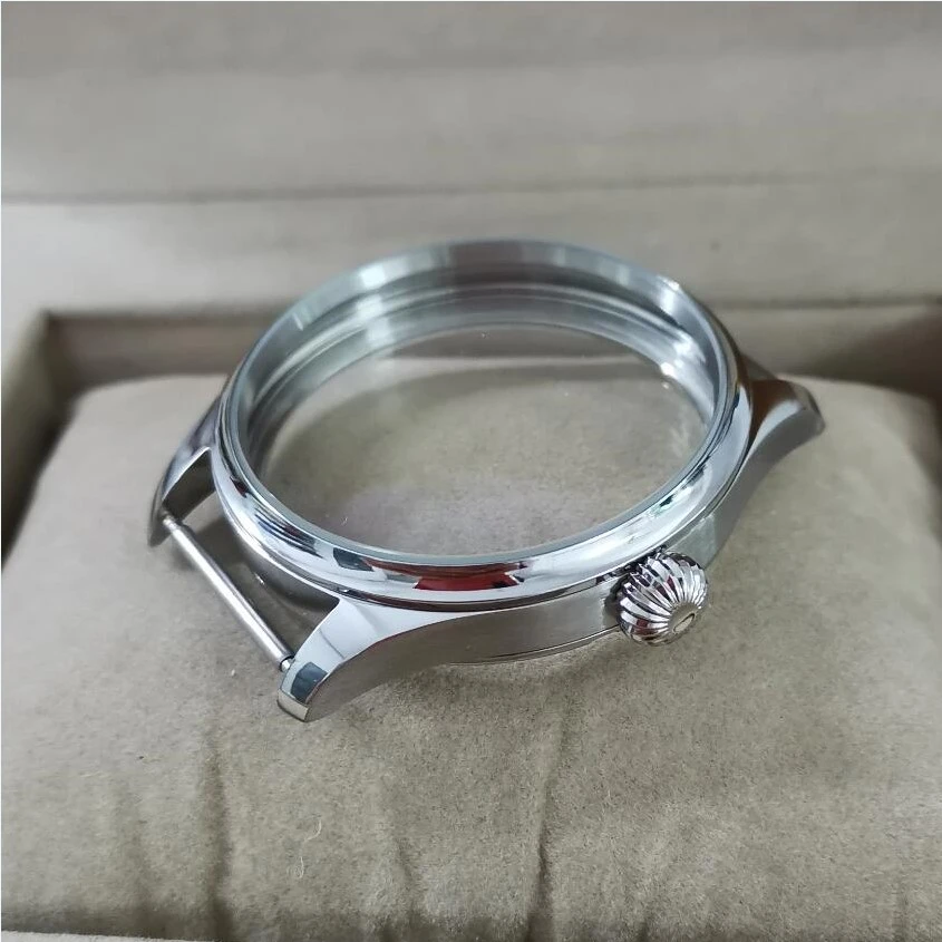 41MM Sapphire Crystal Or Mineral Glass 316L Stainless Steel Watch Case ...