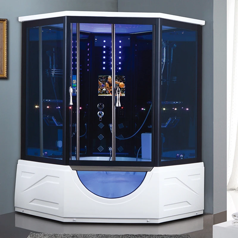 Modern-Back-Hydro-Massage-Jet-Complete-Steam-Room-Indoor-Bathroom ...