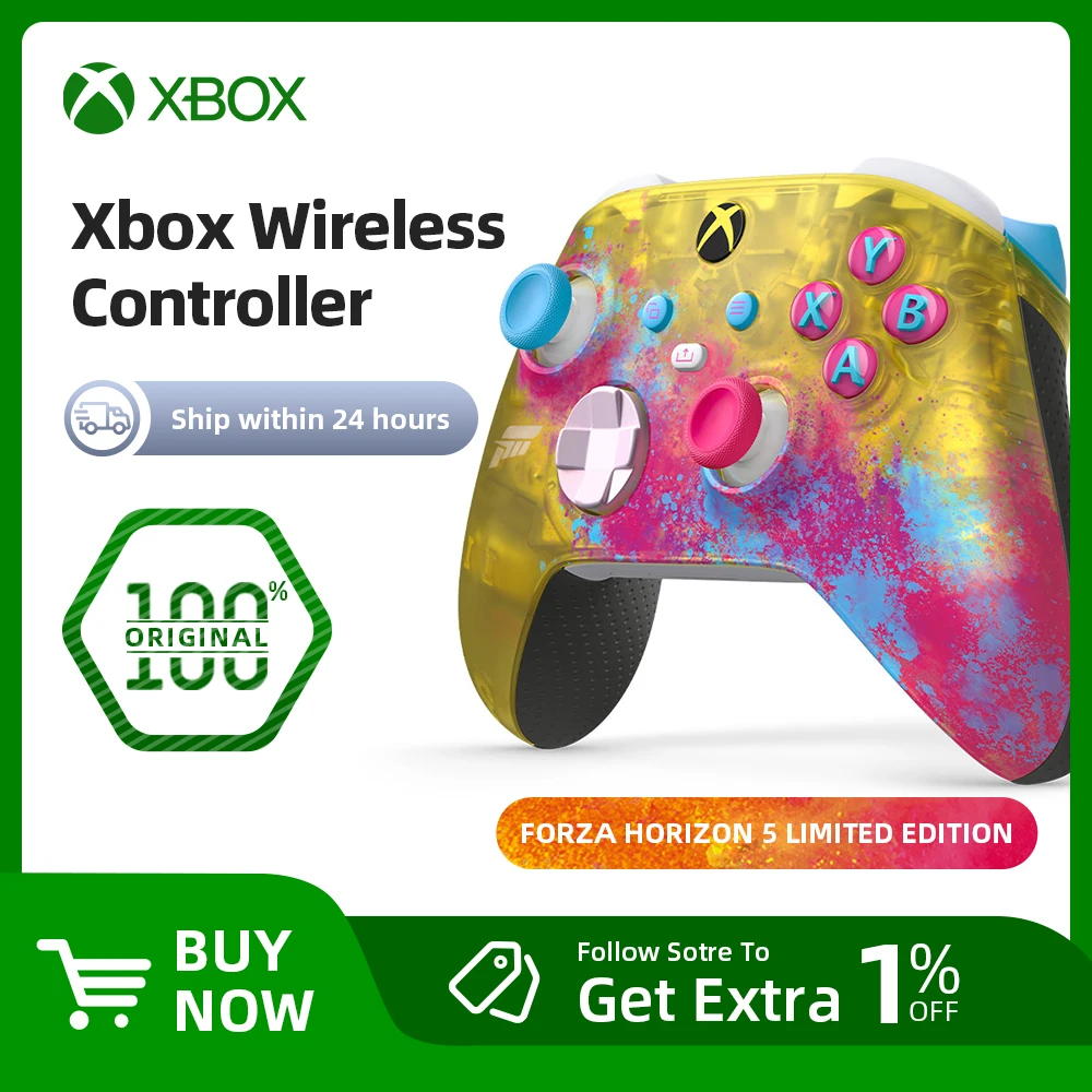 Microsoft-Xbox-Core-Fire-Vapor-Wireless-Controller-Carbon-Volt-for-Xbox ...