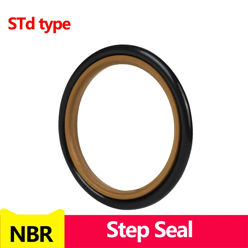 1PCS Step Seal STd/GRS Rotary Joint Oil Seal NBR O-ring Piston Rod Seal ...