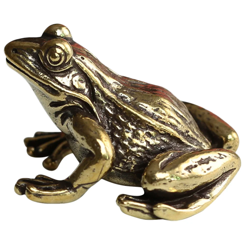 Miniatur-Frosch-Figur-Vintage-Messing-Frosch-Dekoration-Frosch-Statue ...