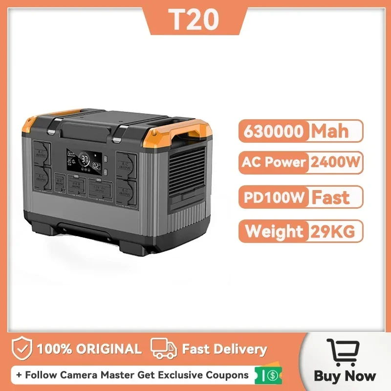 T20-2400W-Portable-Power-Station-PD100W-Fast-Charge-630000mAh-Powerful ...