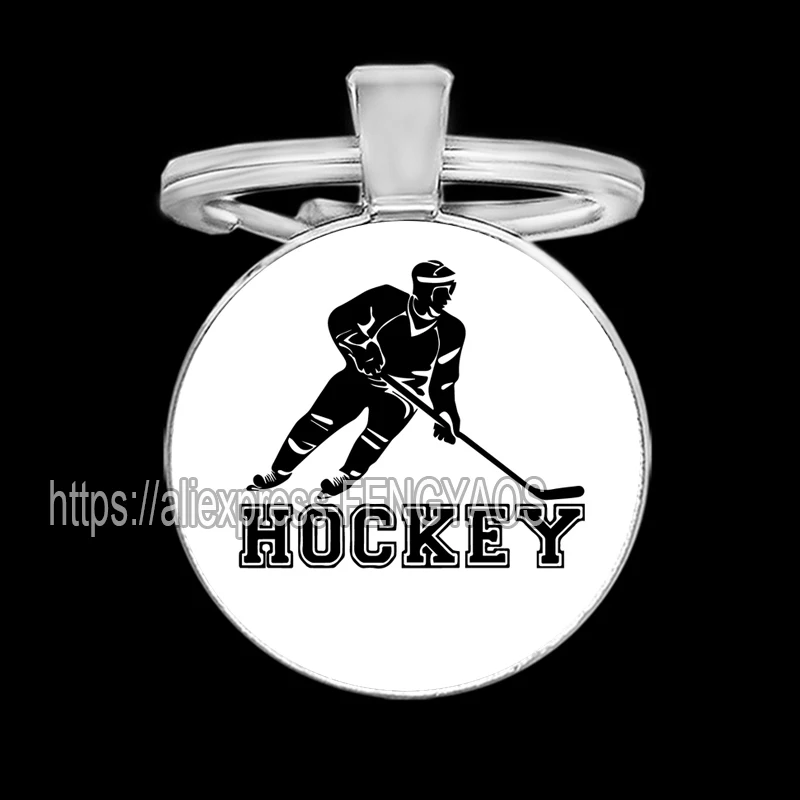 Cool-Hockey-Keychains-Sport-Keyrings-for-Man-Field-Hockey-Ball-Key ...