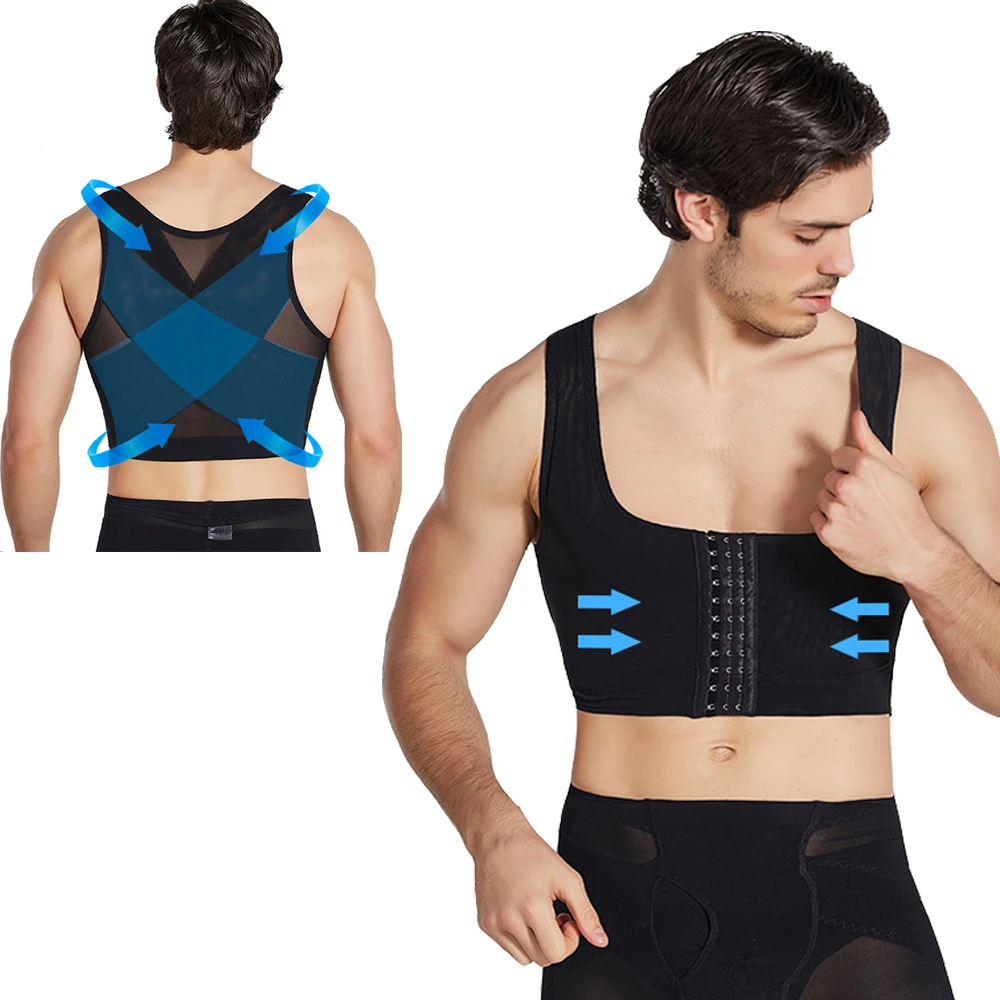 Men-Gynecomastia-Shaper-Vest-Tighten-Chest-Binder-Tank-Tops-Slimming ...