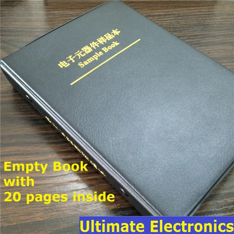 Empty-Sample-Book-with-20Pages-Empty-pages-For-0402-0603-0805-1206-SMD ...
