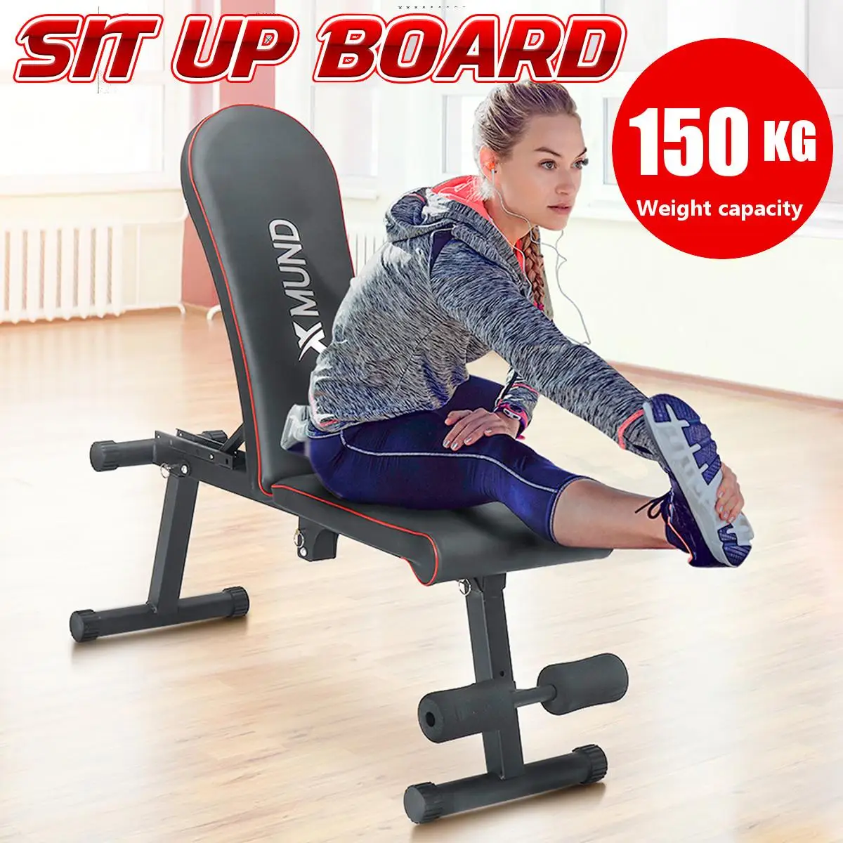 Adjustable-Sit-Up-Bench-Multi-Purpose-Utility-Weight-Bench-Foldable ...