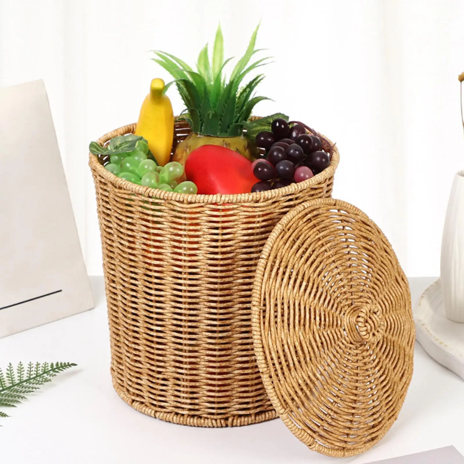 Laundry Hamper Multipurpose Decorative Basket Clothes Hamper Woven ...