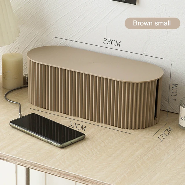 Grande Plug Board Storage Box para uso doméstico, Wire Cable Organizer ...