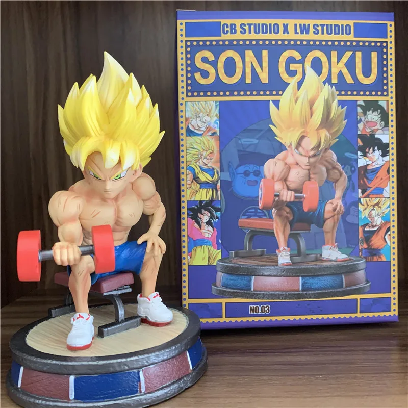 Naa-Anime-Dragon-Ball-Z-Figure-GK-Goku-Muscle-Exercise-Super-Saiyan-PVC ...