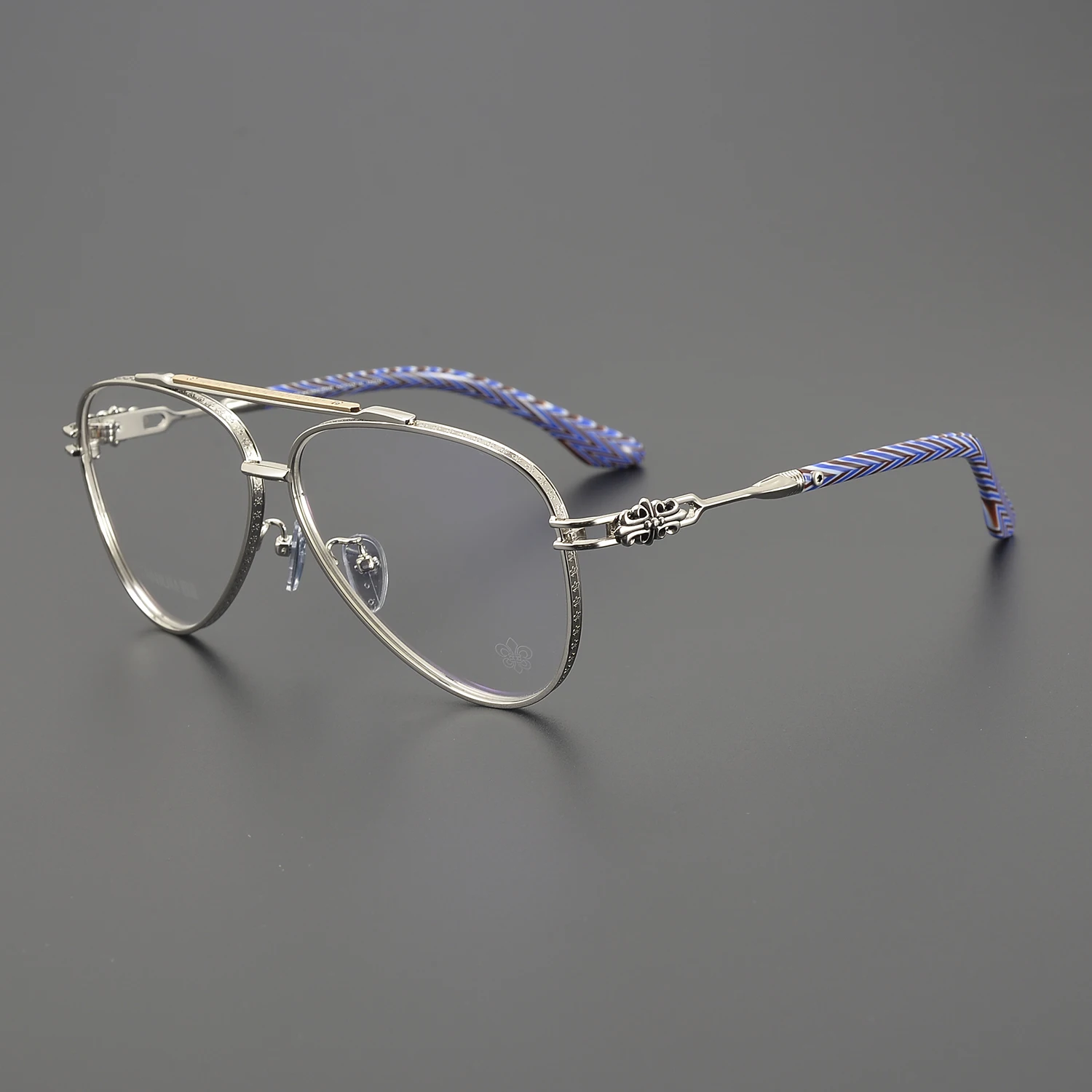 Anti-Blue-Light-Radiation-Lens-Titanium-Eyeglass-Frame-Rectangular-Full ...