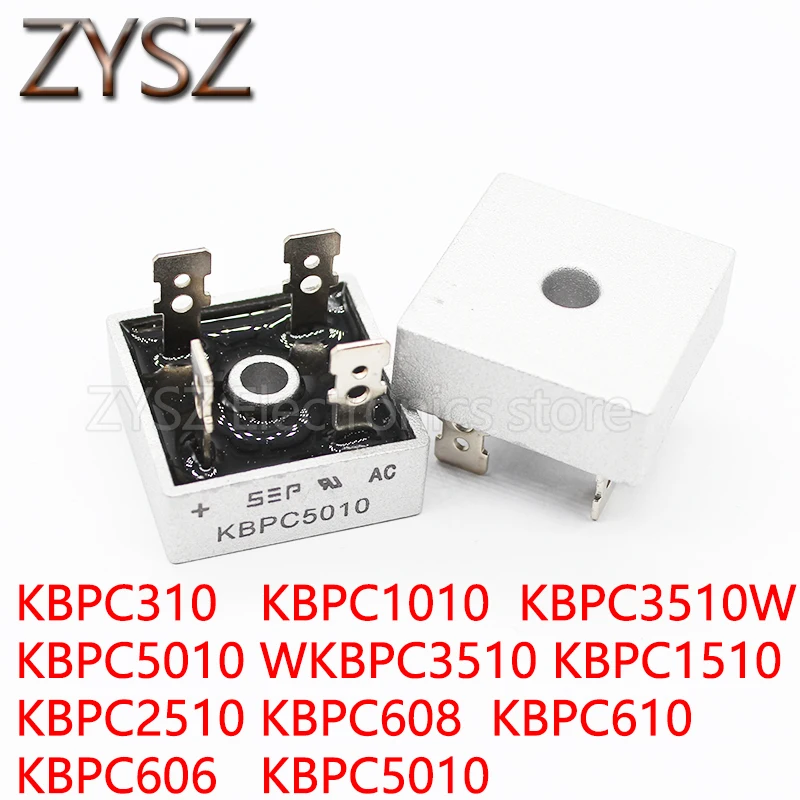 5PCS-KBPC1010-KBPC3510-KBPC1510-KBPC2510-KBPC5010-KBPC610-KBPC606 ...