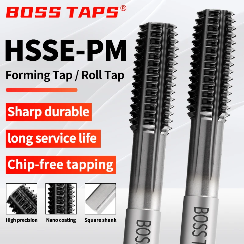 BOSS TAPS HSSE-PM JIS Standard Forming Thread Tap UNC UNF Stainless ...