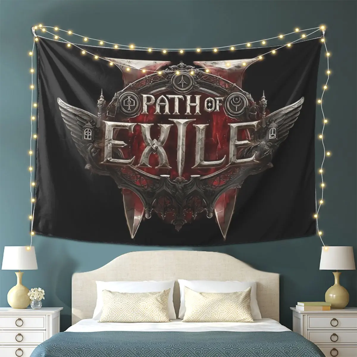 Path Of Exile 2 Tapestry Wall Hanging Aesthetic Home Decor Tapestries ...